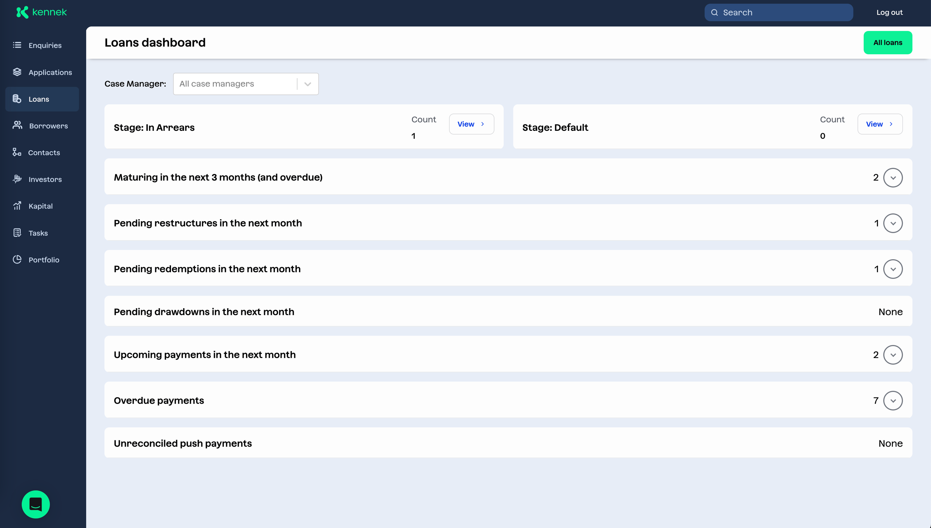 Loan management software for lenders | kennek